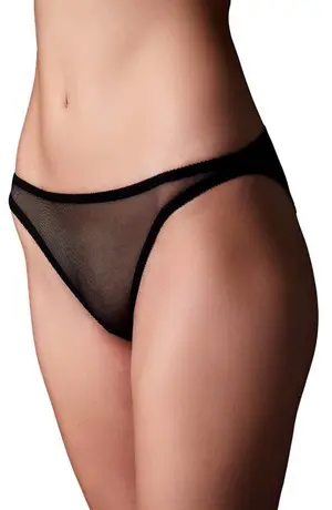 JOURNELLE Odette Ouvert Bikini - Noir