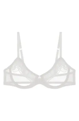 JOURNELLE Odette Open Cup Underwire Bra Blanc