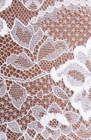 JOURNELLE Isabel Lace Suspender Belt - Blanc