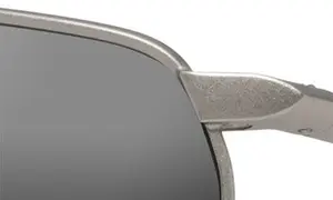 Maui Jim Puu Kukui Rectangle Sunglasses - Silver