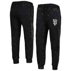 THE WILD COLLECTIVE San Francisco Giants Marble Jogger Pants - Black