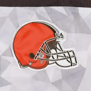 STARTER Cleveland Browns Thursday Night Gridiron Raglan Half-zip Hooded Jacket