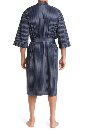 Majestic International Sunset Blues Stripe Robe