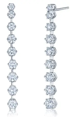KWIAT Kwiat Starry Night Diamond Linear Drop Earrings