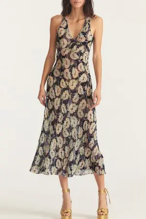 LoveShackFancy Iliana Slip Maxi Dress