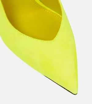 Attico Venus Leather Pumps - Yellow