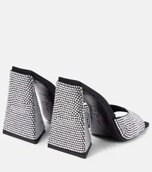 Attico Devon Crystal-embellished Mules