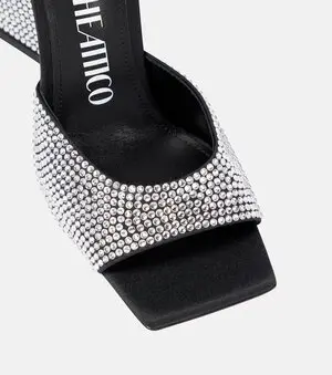 Attico Devon Crystal-embellished Mules