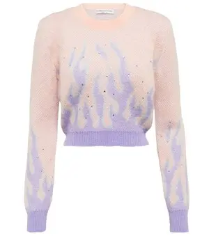 Alessandra Rich Embroidered Sweaters For Women