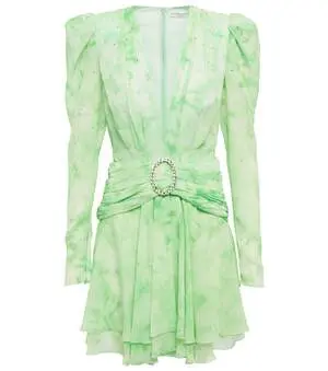Alessandra Rich Belted Mini Dress