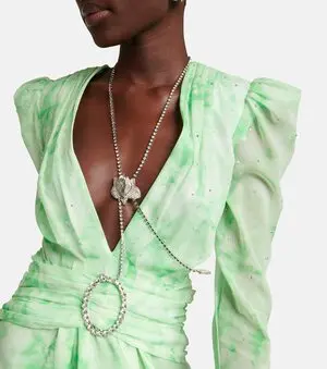 Alessandra Rich Belted Mini Dress