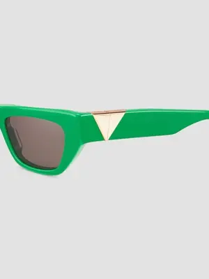Bottega Veneta Triangle 52mm Cat-eye Sunglasses