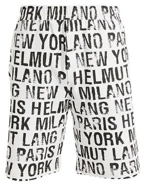 Helmut Lang Sweatshirt Fleece Bermuda Shorts