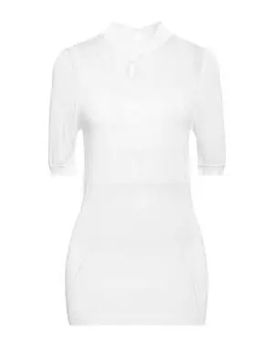TRUSSARDI Turtleneck Viscose Top - White