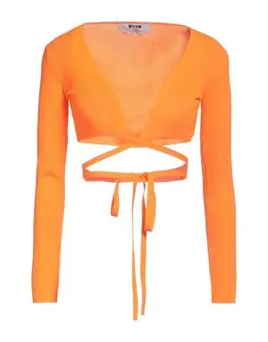 MSGM Wrap Cardigan - Orange