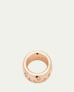 Pomellato Iconica Band Ring With Diamonds