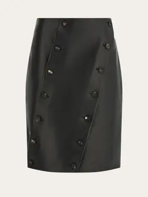 FERRAGAMO Nappa Skirt - Black