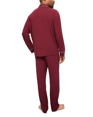 Eberjey William Pajama Set Cabernet