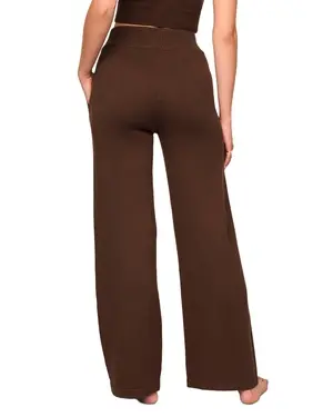 Eberjey Sweater Pants - Chocolate