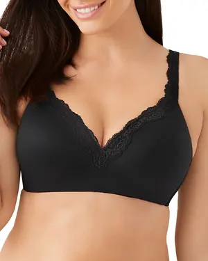Wacoal Softly Styled Wireless T-shirt Contour Bra Black