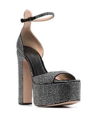 Valentino Garavani Crystal-embellished Platform Sandals