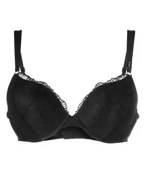 Calvin Klein Push-up Raw-edge Bra - Black