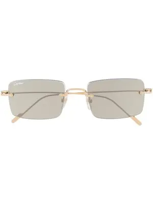 CARTIER Signature C De Precious Sunglasses - Gold