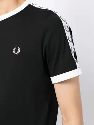 Fred Perry Logo-tape Cotton T-shirt