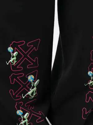 Off-White Alien Logo Print Track Pants