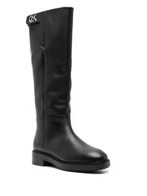 Calvin Klein Plaque Knee-high Boots