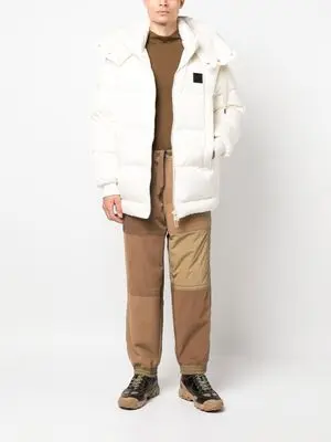 Emporio Armani Panelled Trousers - Neutrals