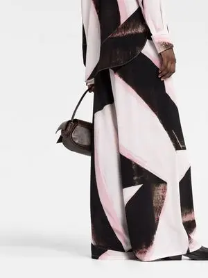 Alexander McQueen Printed High-waist Trousers