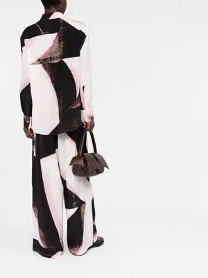 Alexander McQueen Printed High-waist Trousers