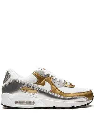 Nike Air Max 90 Se Metallic Sneakers - Gold