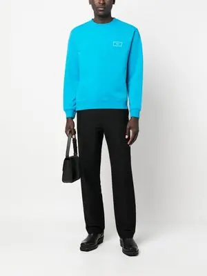 Martine Rose Logo-print Crew-neck Sweatshirt