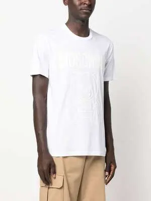 Moschino Logo-print Cotton T-shirt - White