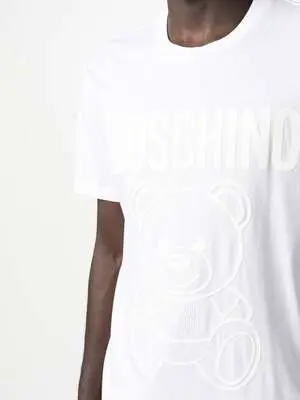 Moschino Logo-print Cotton T-shirt - White