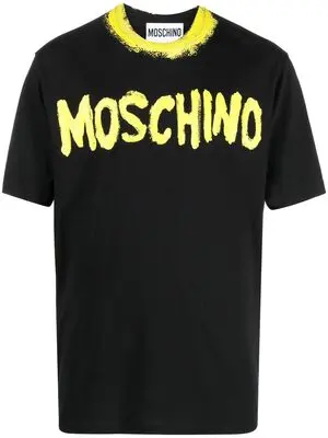 Moschino Logo-print Organic Cotton T-shirt