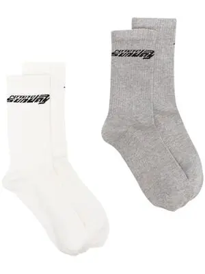 Remain Birger Christensen Logo Ankle Socks - Neutrals