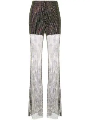 ROTATE BY BIRGER CHRISTENSEN Crystal-embellished Trousers