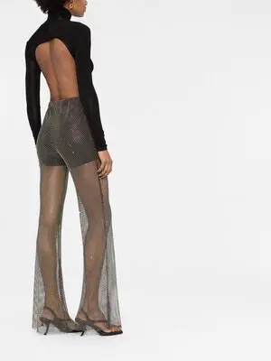 ROTATE BY BIRGER CHRISTENSEN Crystal-embellished Trousers