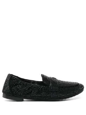 Tory Burch Ballet Leather Loafers - Black