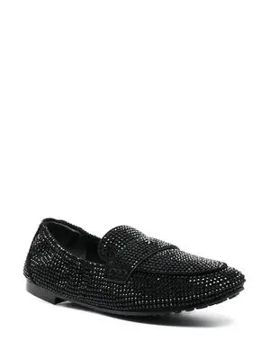 Tory Burch Ballet Leather Loafers - Black