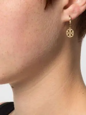 Tory Burch Double-t Drop Earrings