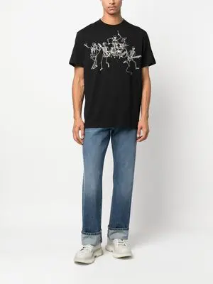 Alexander McQueen Turn-up Cuff Straight-leg Jeans