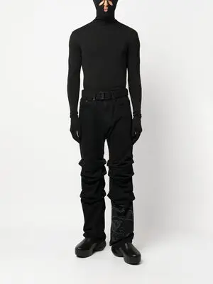 KUSIKOHC Cut-out Mask Gloved Sweatshirt