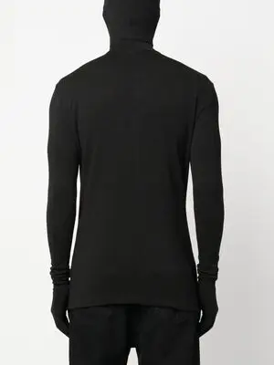 KUSIKOHC Cut-out Mask Gloved Sweatshirt