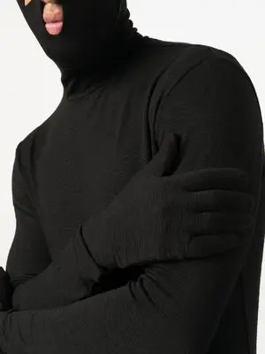 KUSIKOHC Cut-out Mask Gloved Sweatshirt