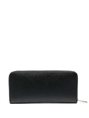 Furla L Camelia Logo-plaque Zip-around Wallet - Black