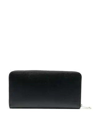 Furla Logo-plaque Leather Wallet - Black